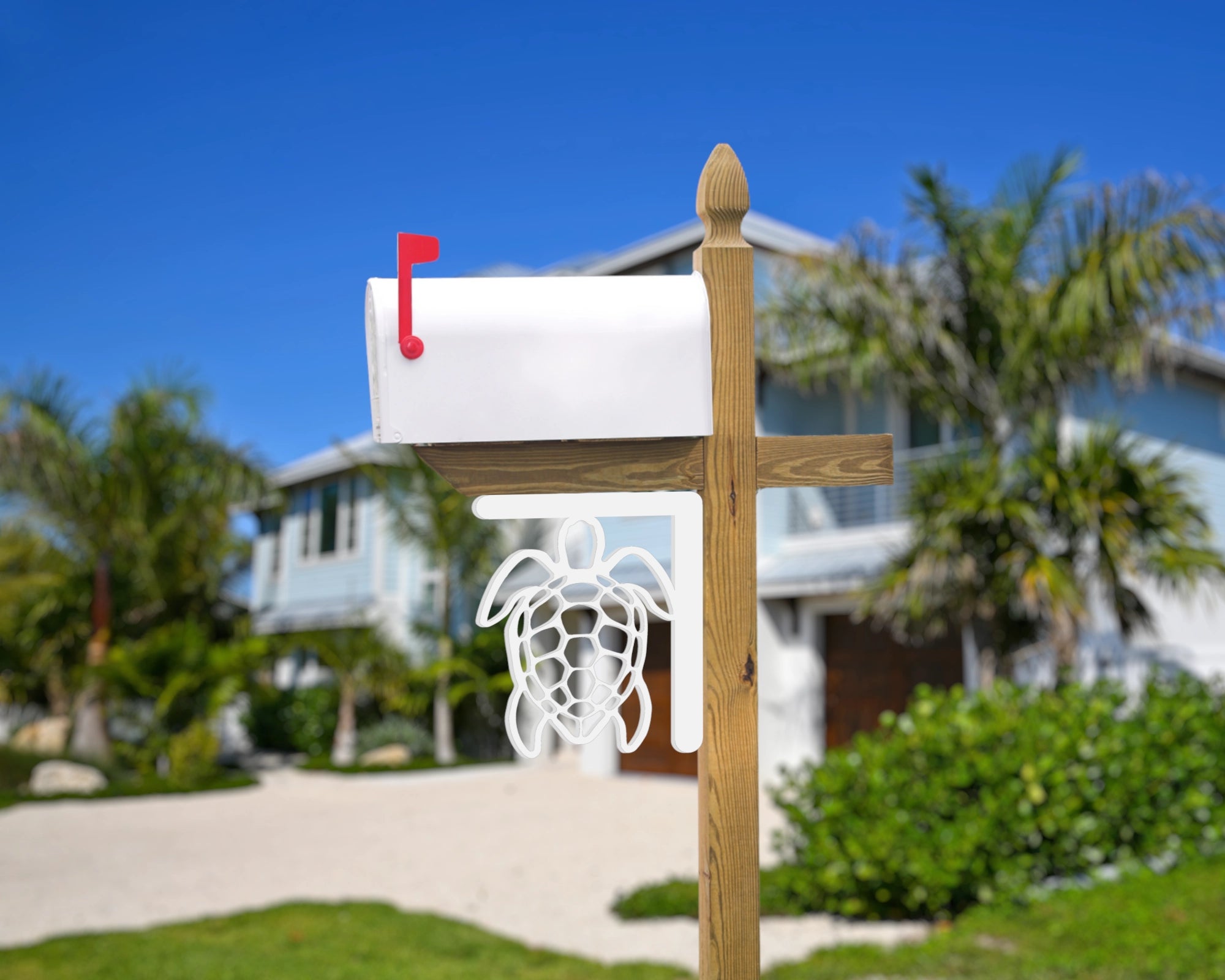 Plastic Sea Turtle Mailbox Bracket, Durable Decorative and Desirable ...