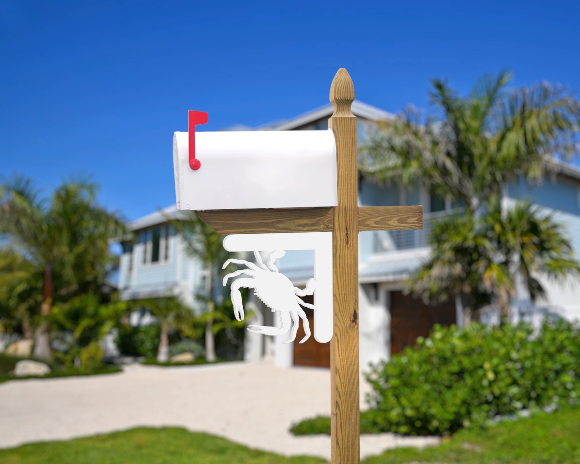 Plastic Crab Mailbox Bracket, Durable Decorative and Desirable, PVC ...