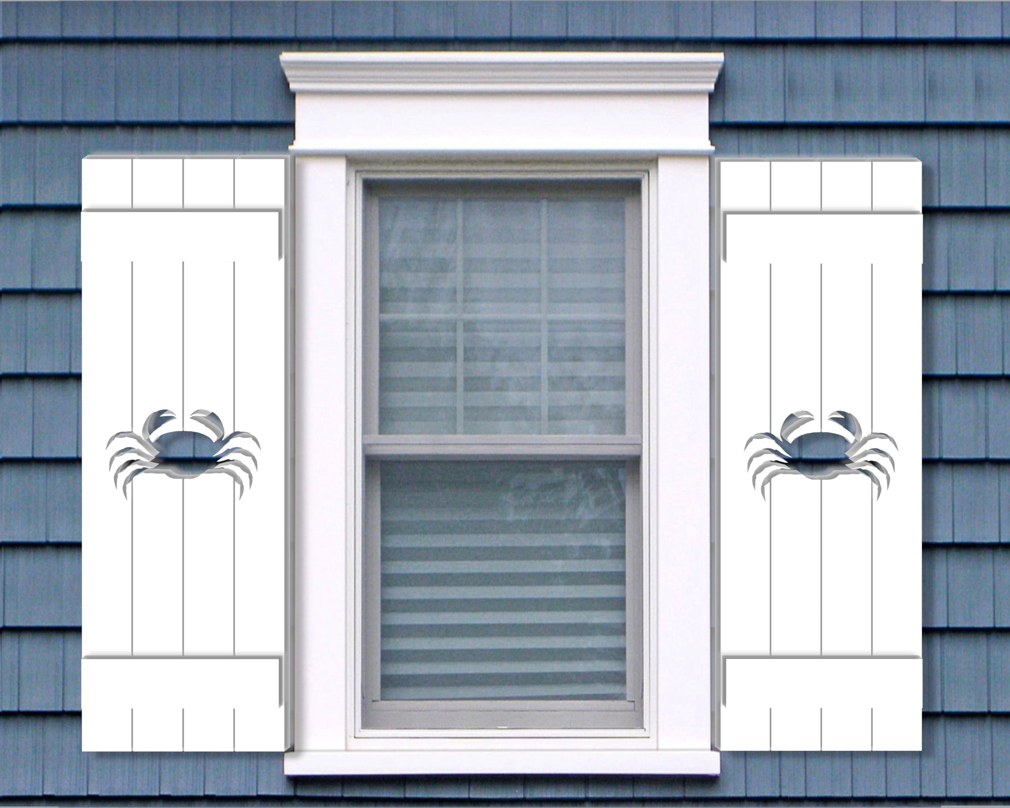Crab Window Shutters, Durable Decorative and Desirable, PVC Plastic ...