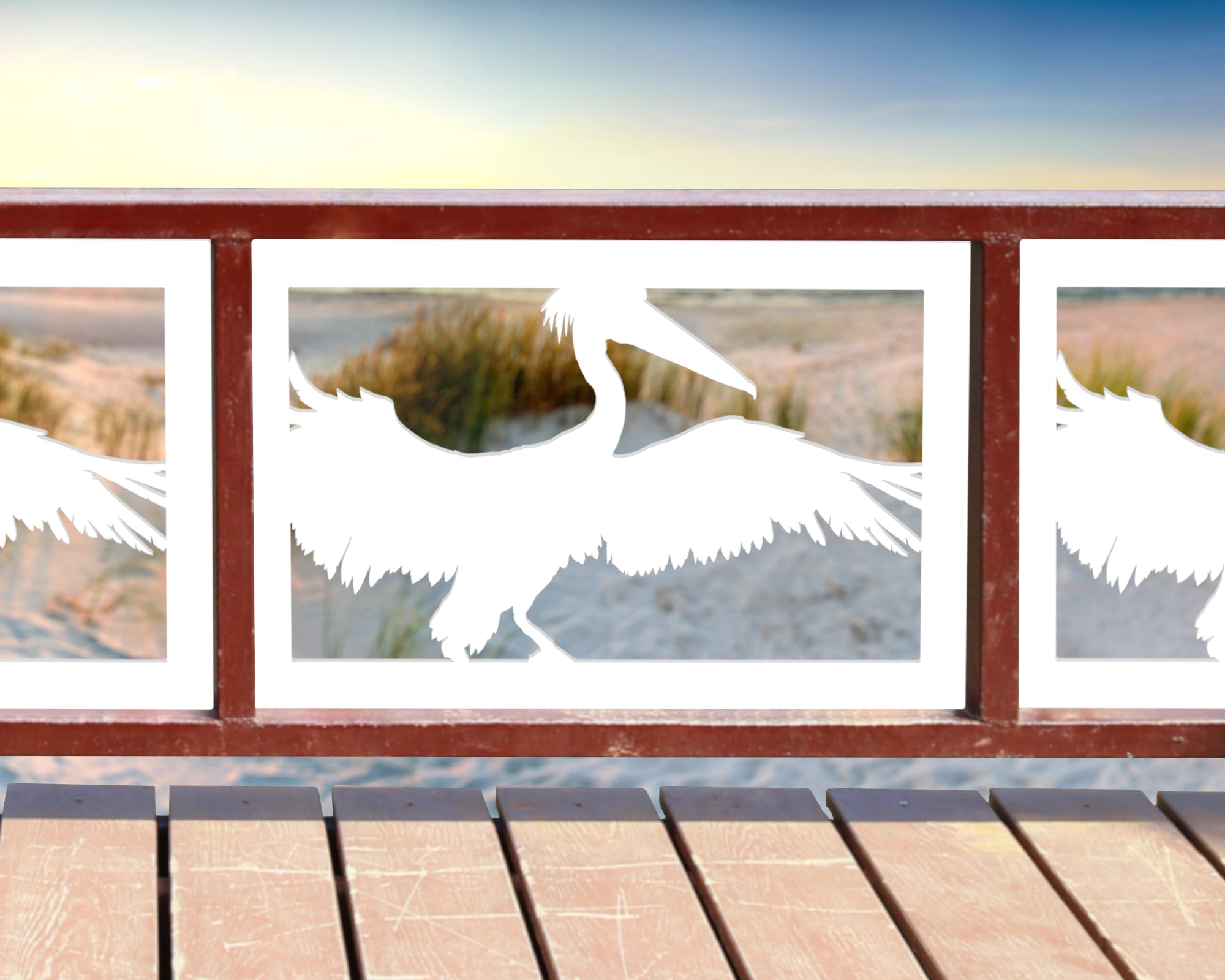 Pelican 1/2" Thick Plastic Fence Panel Insert, Durable Decorative and ...