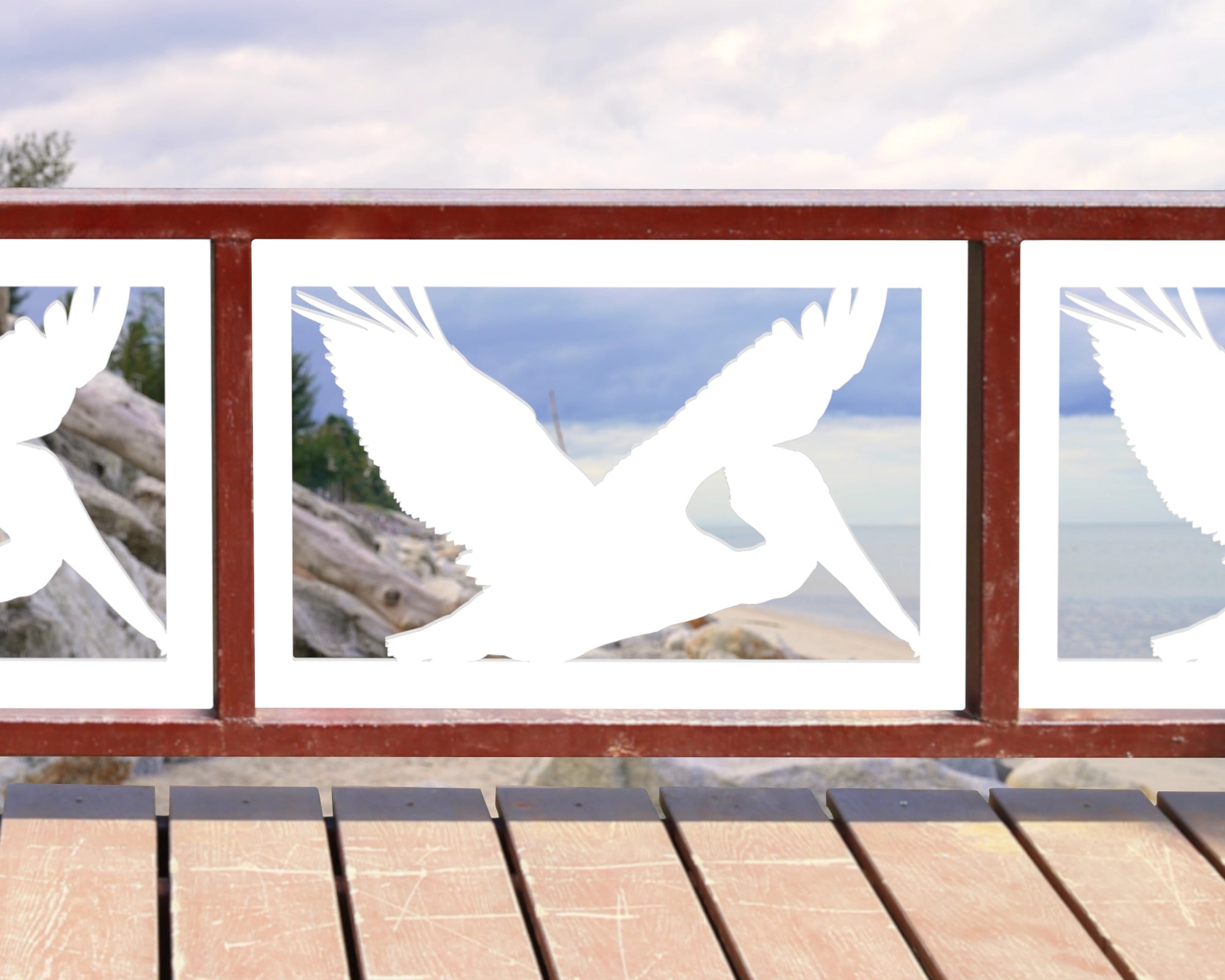 Pelican 1/2" Thick Plastic Fence Panel Insert, Durable Decorative and ...