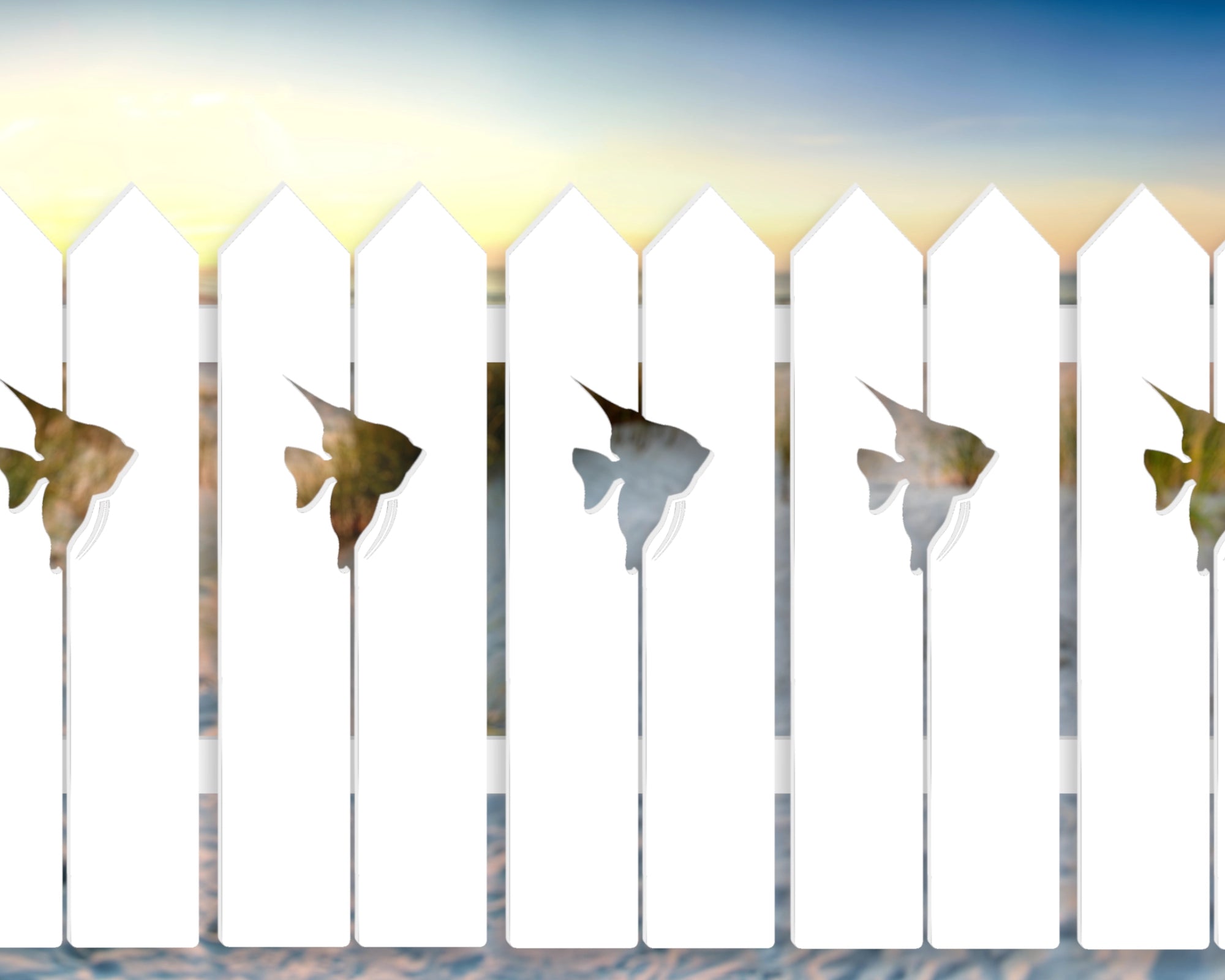 Plastic Angle Fish Fence Panels, Durable Decorative and Desirable ...