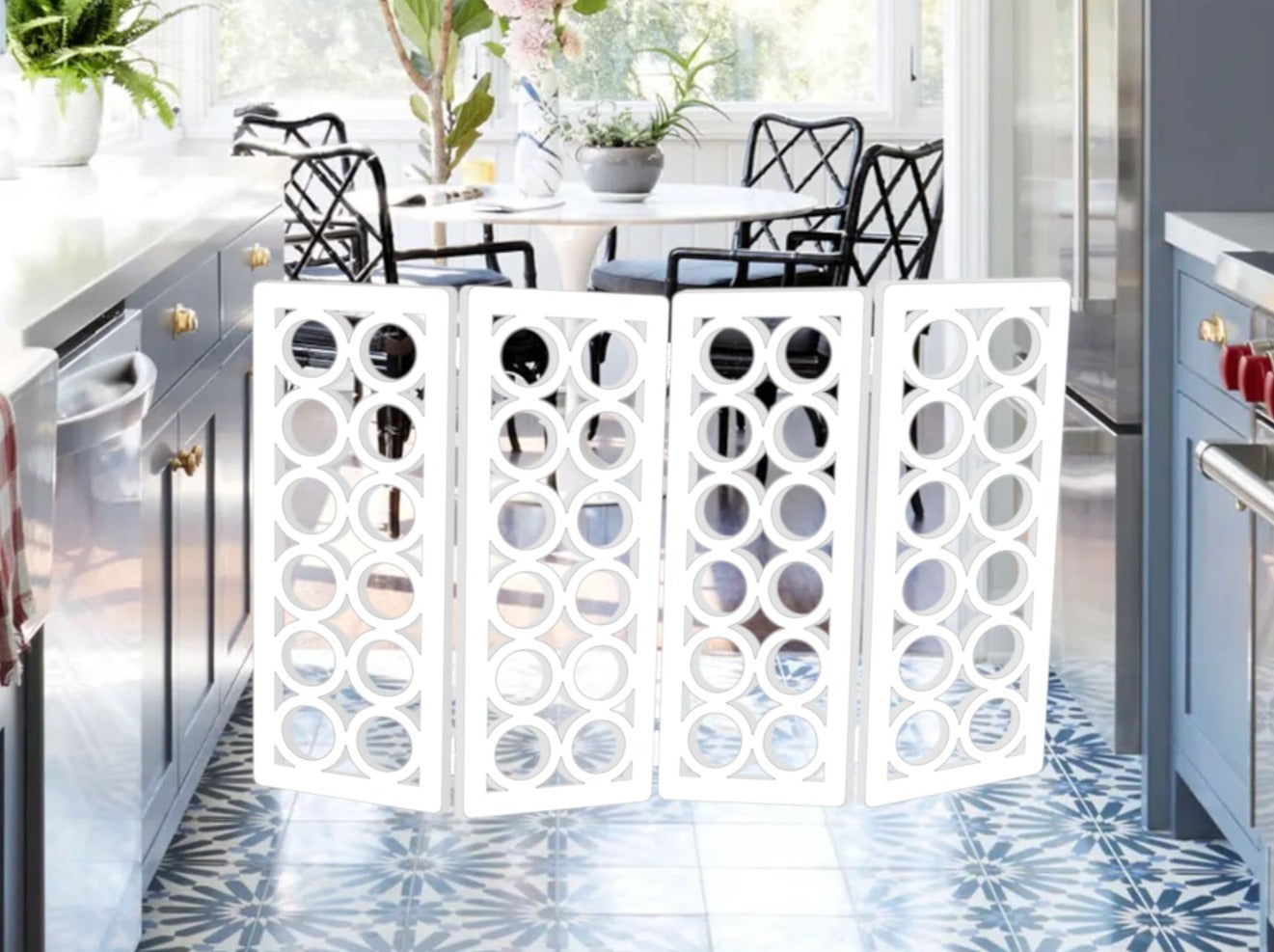 Foldable Indoor Baby and/or Dog Gate, Marine Grade Plastic ...