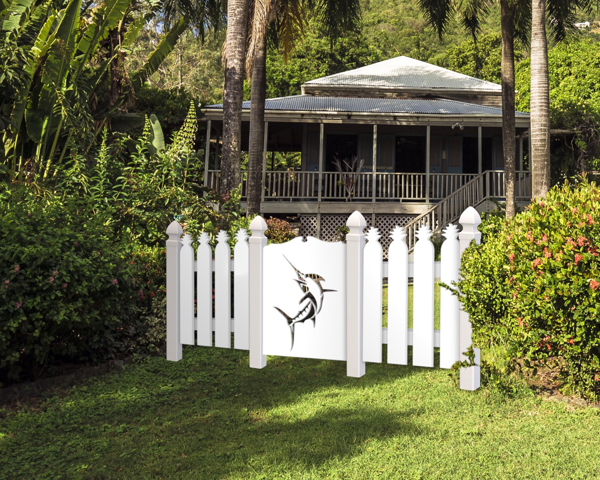 Plastic Nautical Marlin Gate, Durable Decorative and Desirable, marine ...