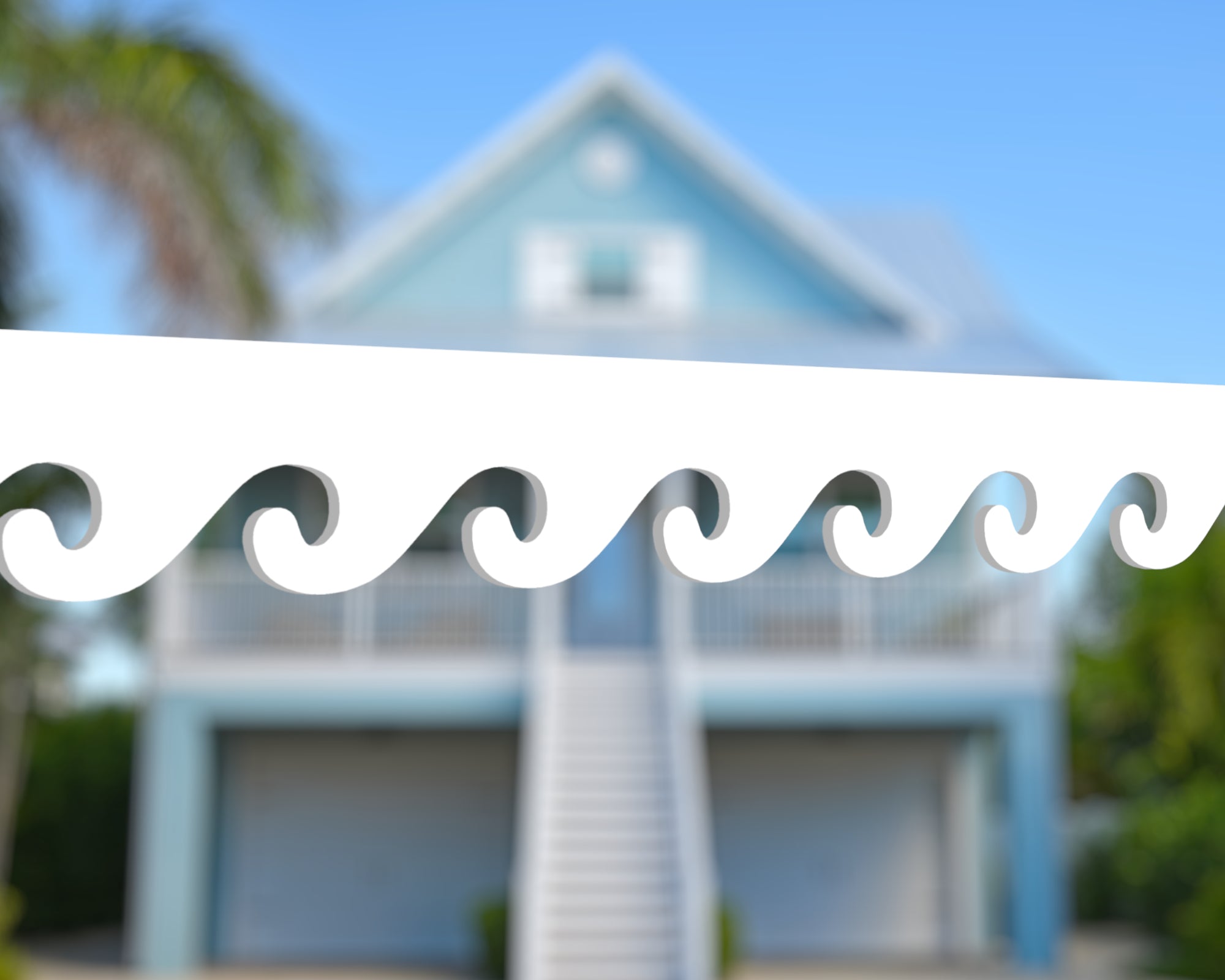 Simple Waves, HDPE Plastic House Trim, Durable Decorative and Desirable ...